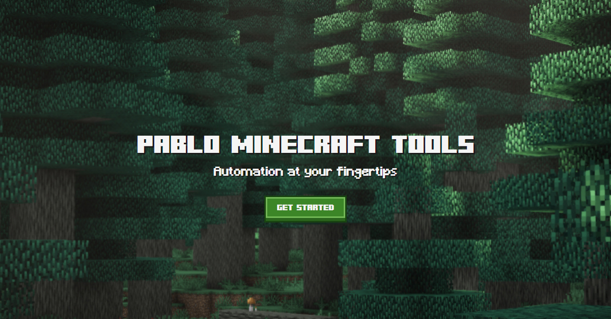 Tools | Pablo's Minecraft Tools